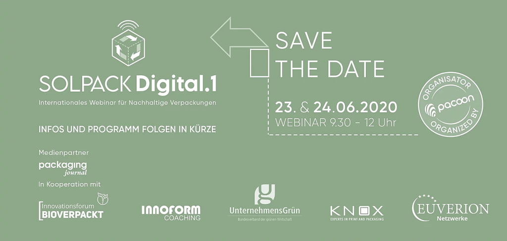 SOLPACK Digital.1 – International webinar for sustainable packaging - online - POWER4BIO